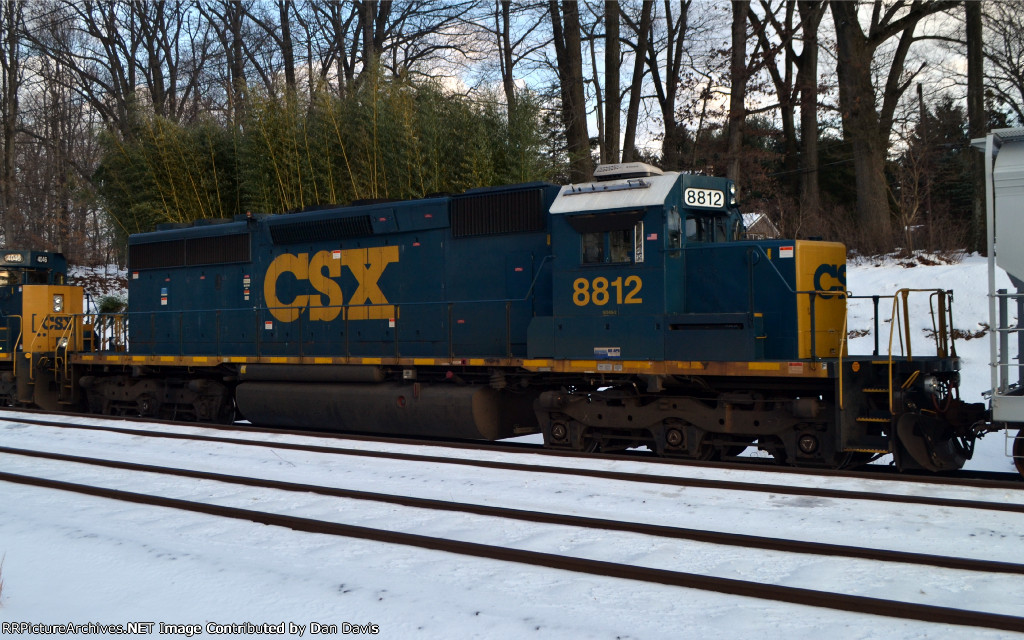 CSX SD40-2 8812 trails on Q438-17